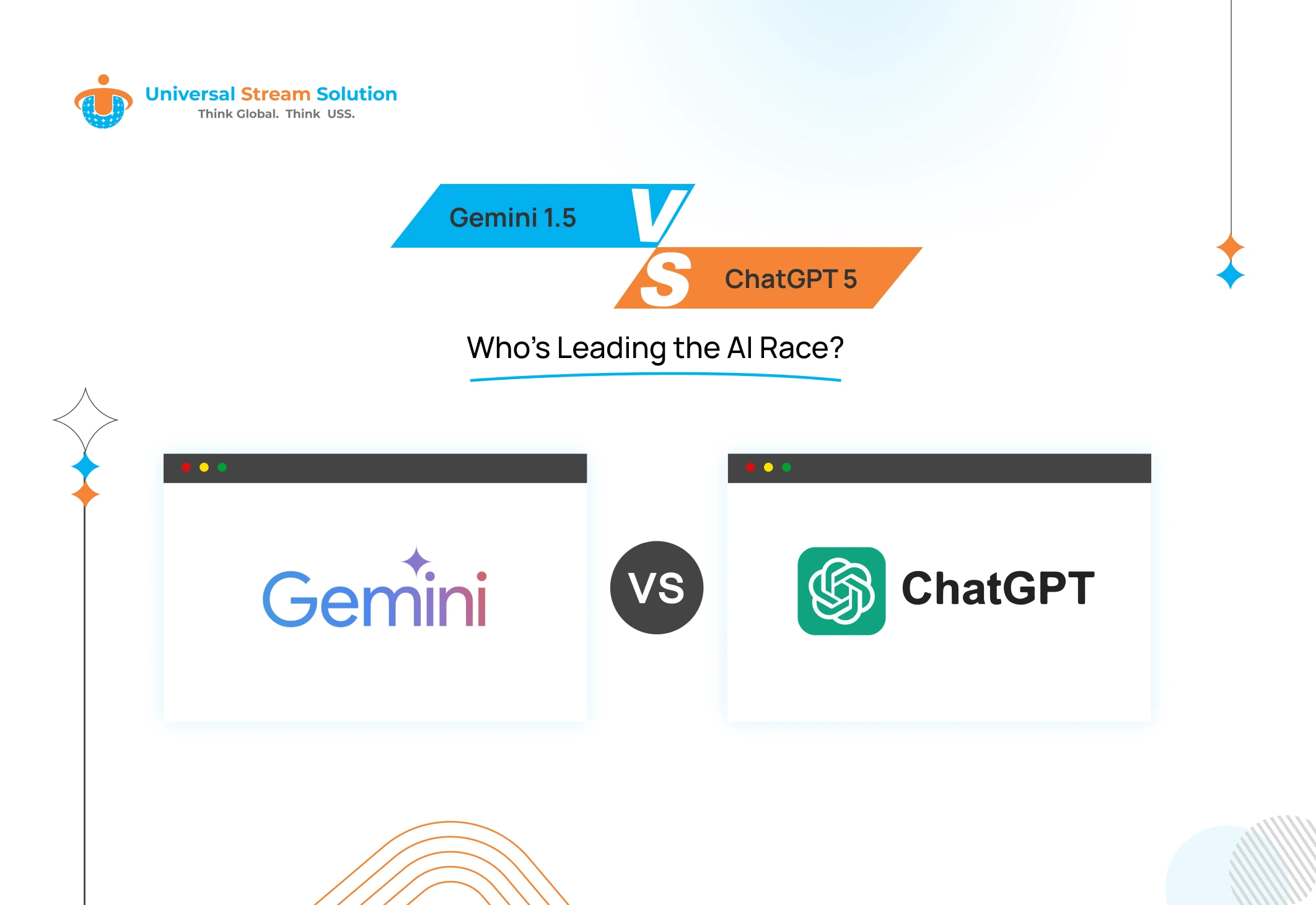 Gemini 1.5 vs ChatGPT 5: AI Showdown 2025 – Who’s Ahead? | USS IT Services
